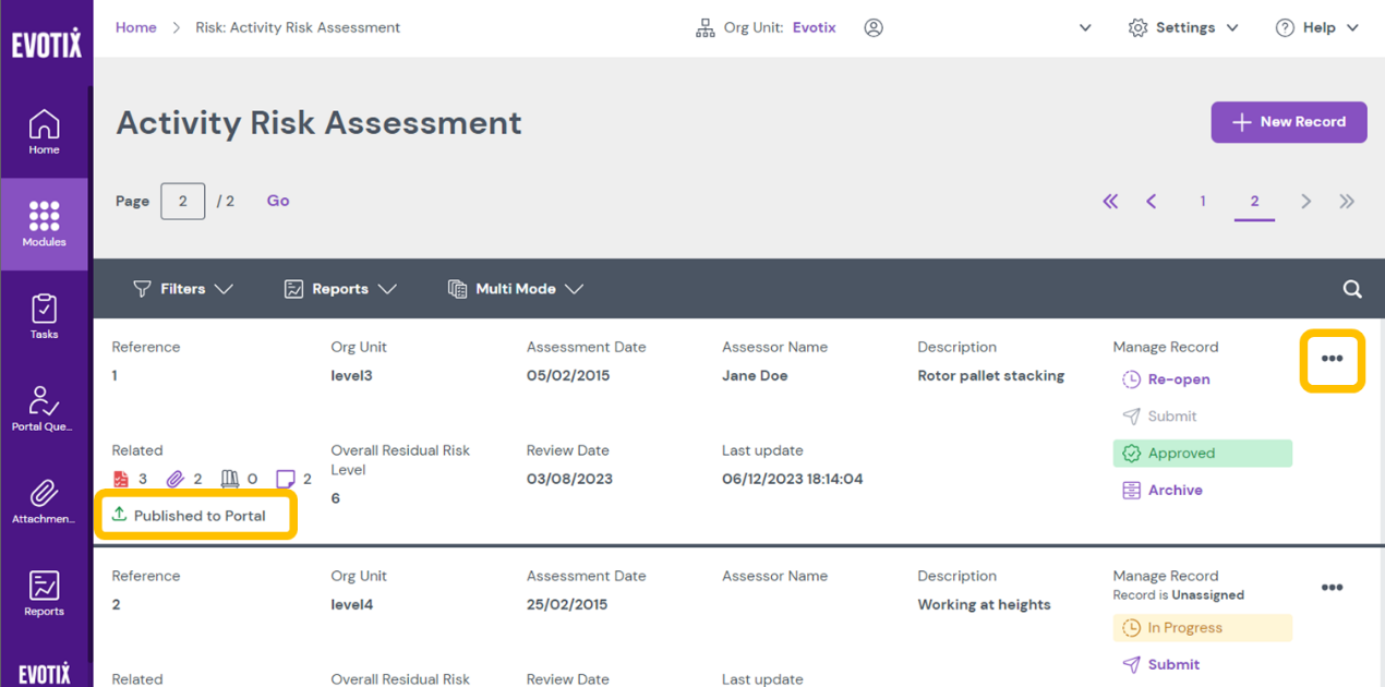 Creating QR Codes for Documents and Records in AssureGO+ – Evotix