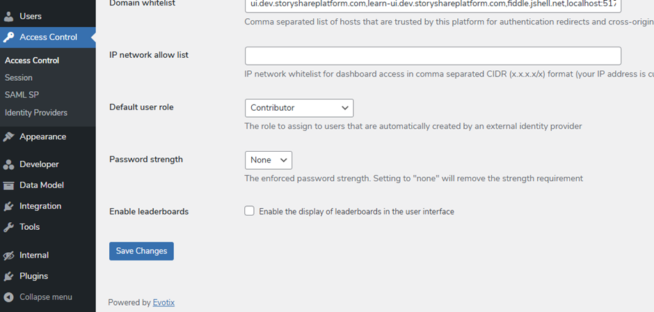 Managing The Learn Leaderboard – Evotix