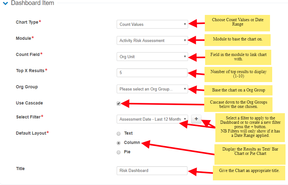 Configuring Assure Dashboards – Evotix