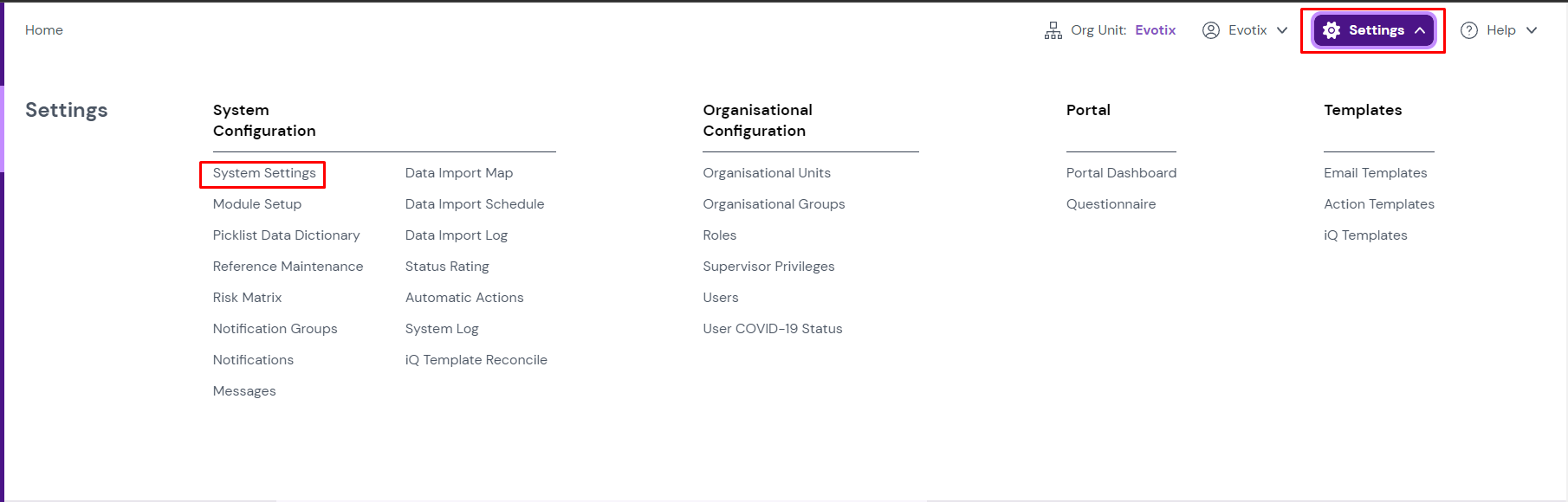 Password and Login Management – Evotix