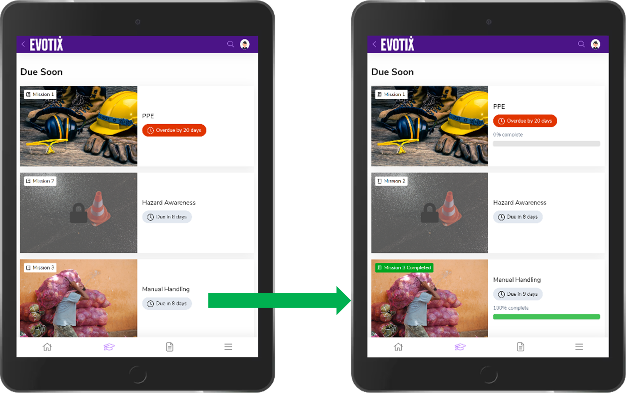 Training Management: Managing and assigning courses from the Evotix Learn platform in Assure ...