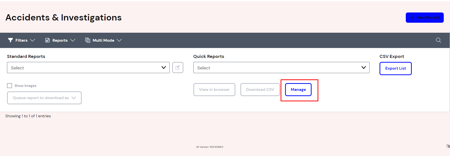 How to create a Quick Report – Evotix