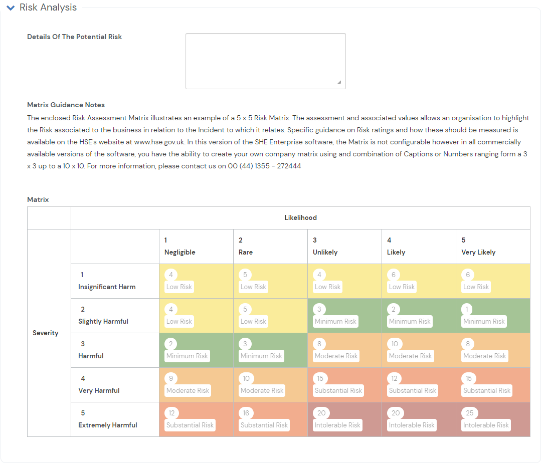Completing an Incident Form – Evotix