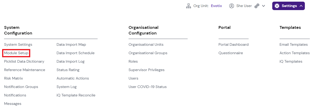 How to enable manual selection of an Approver – Evotix