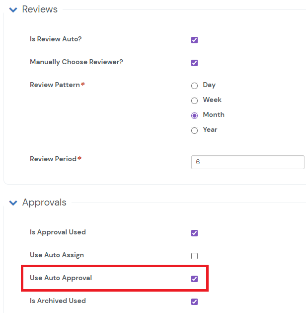 How to enable manual selection of an Approver – Evotix