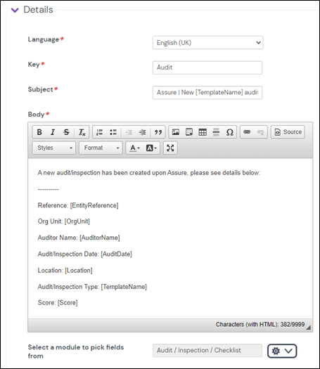 How to Create Email Templates For Notifications – Evotix