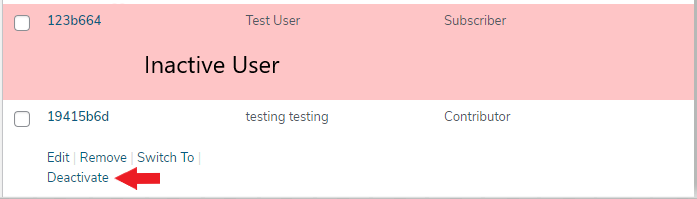 Making Users Accounts Inactive – Evotix