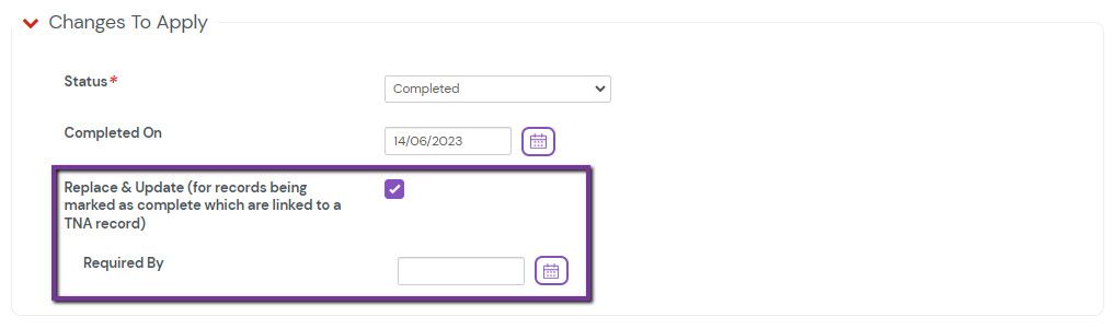Bulk Updating Training Records Evotix