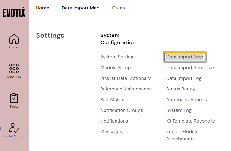 Data Import - Bulk Importing System Users – Evotix